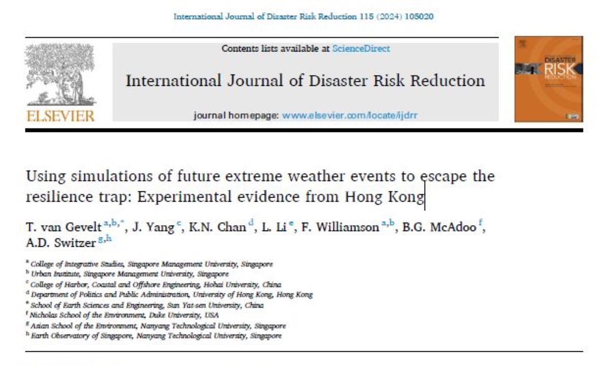 Urban Fellow's Publication: Using Simulations of Future Extreme Weather ...